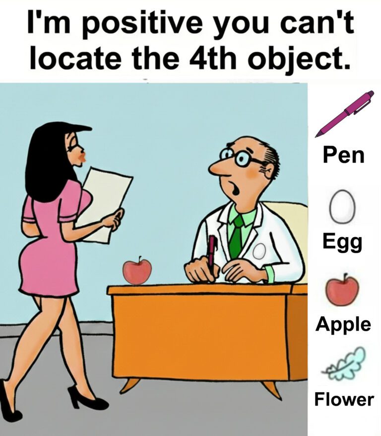 Find Pen, Egg, Apple, Flower. - STORIES